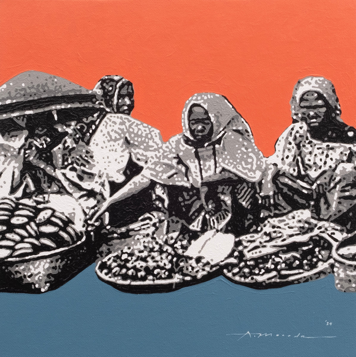 Almer Moneda "Street Vendors in Manila" – Galerie Joaquin Collective
